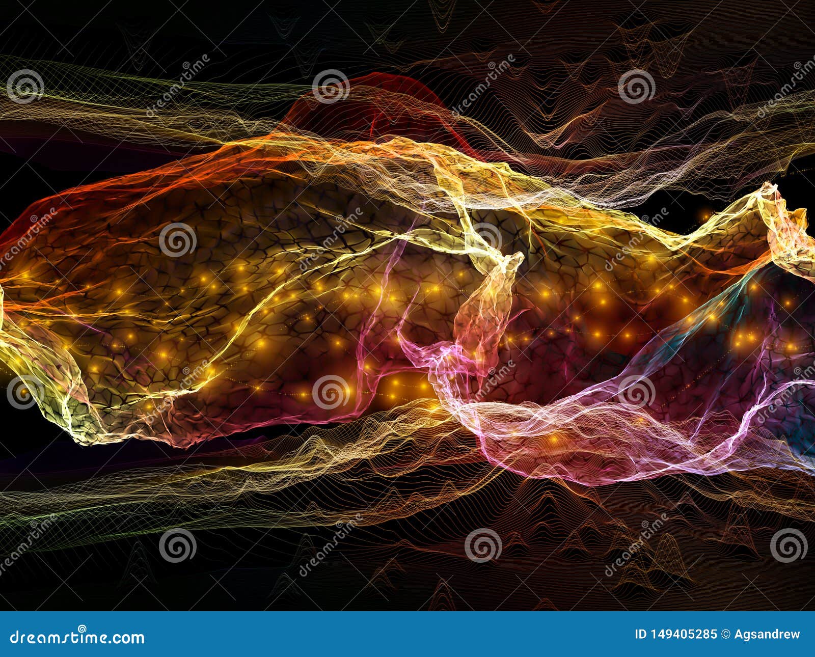Computing Light Wave stock illustration. Illustration of concept ...