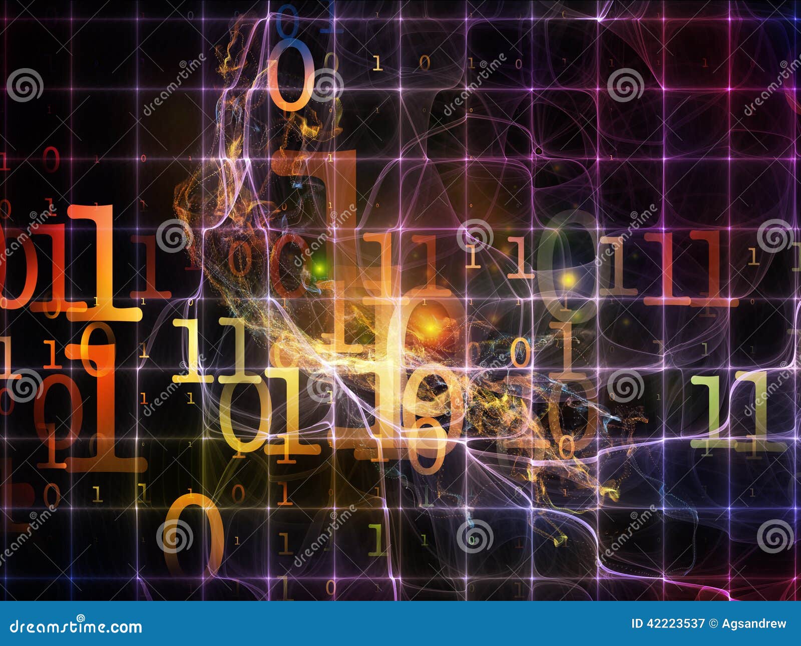 Computing Numbers stock illustration. Illustration of knowledge - 42223537
