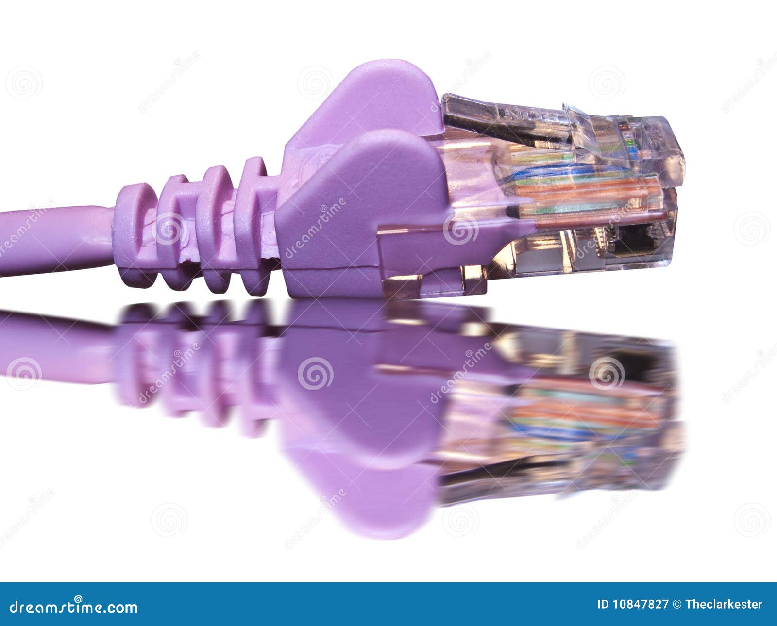 Computing - Pink Network Patch Lead Stock Image - Image of digital ...