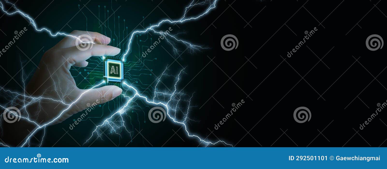 Computing Power Technology and Performance Concept. Super Powerful AI ...