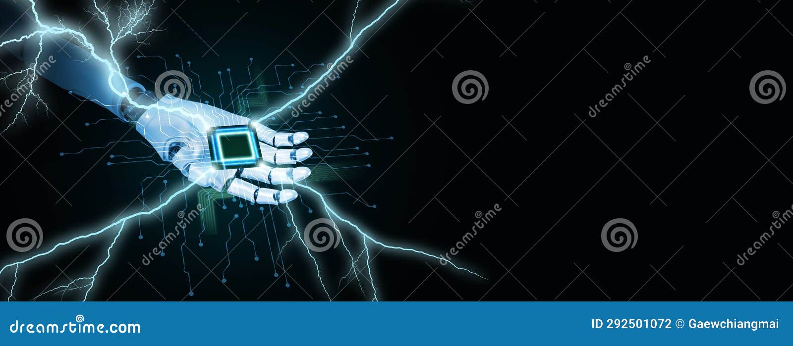 Computing Power Technology and Performance Concept. Super Powerful CPU ...