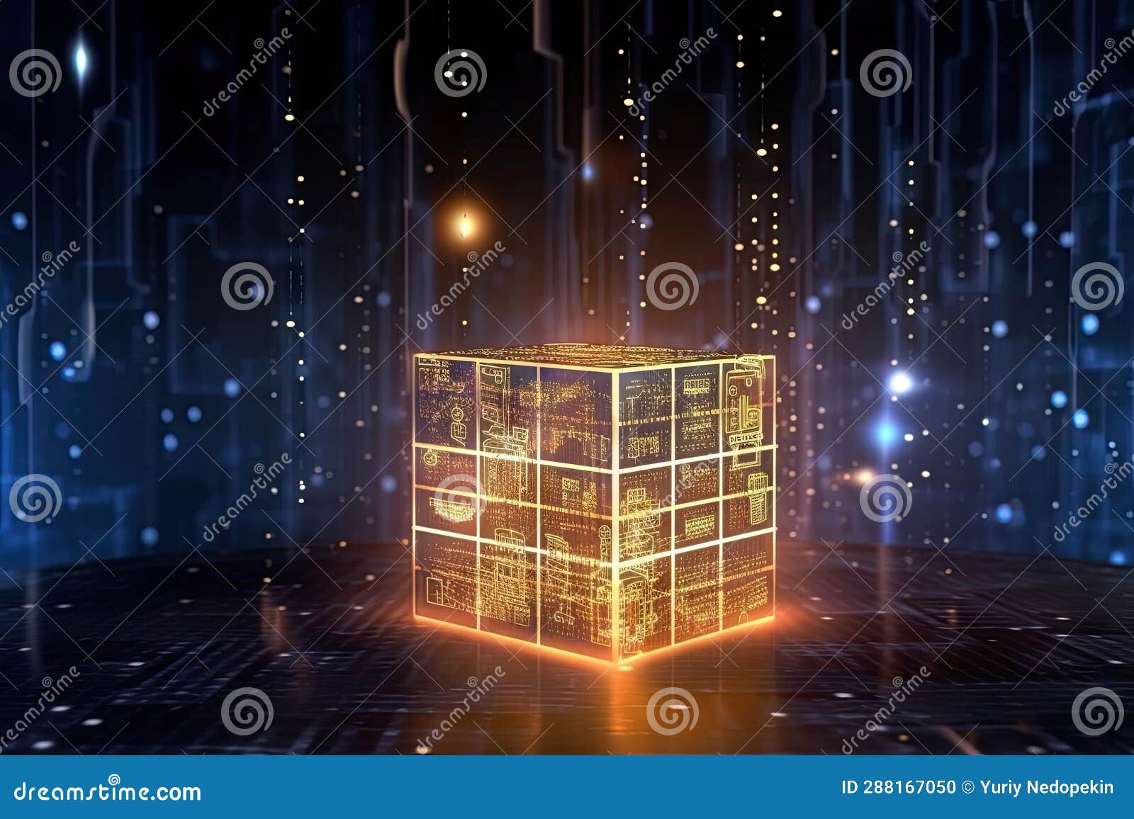 Computing and Quantum Technology. Generative AI Stock Photo - Image of ...