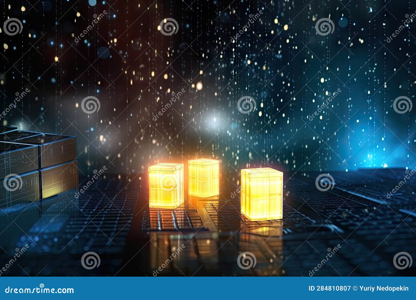 Computing and Quantum Technology. Generative AI Stock Image - Image of ...