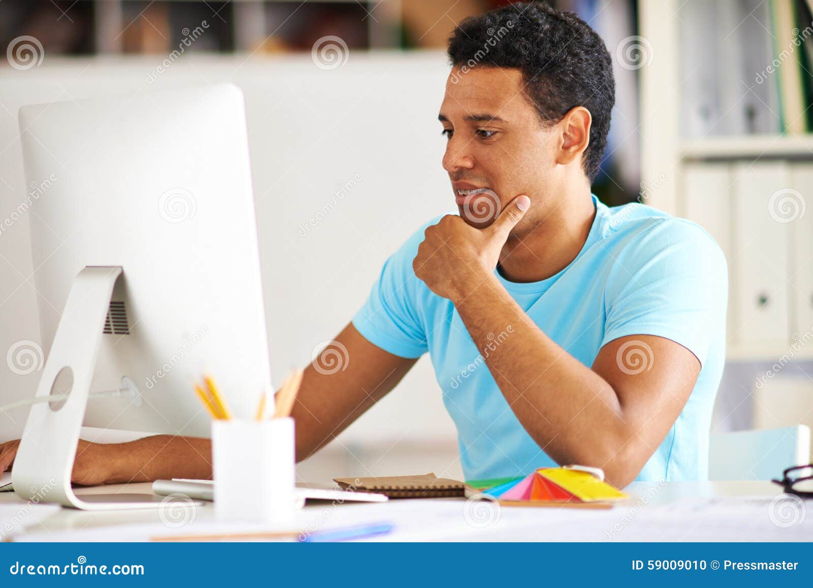 Computing stock photo. Image of engineer, adult, handsome - 59009010