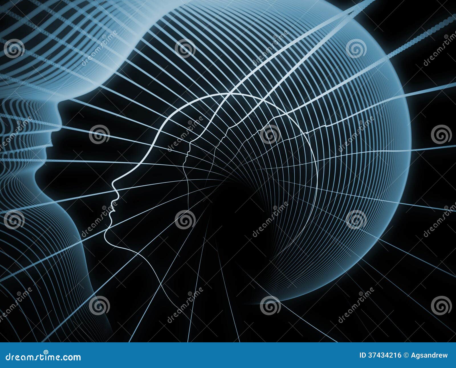 Computing Soul Geometry stock illustration. Illustration of design ...