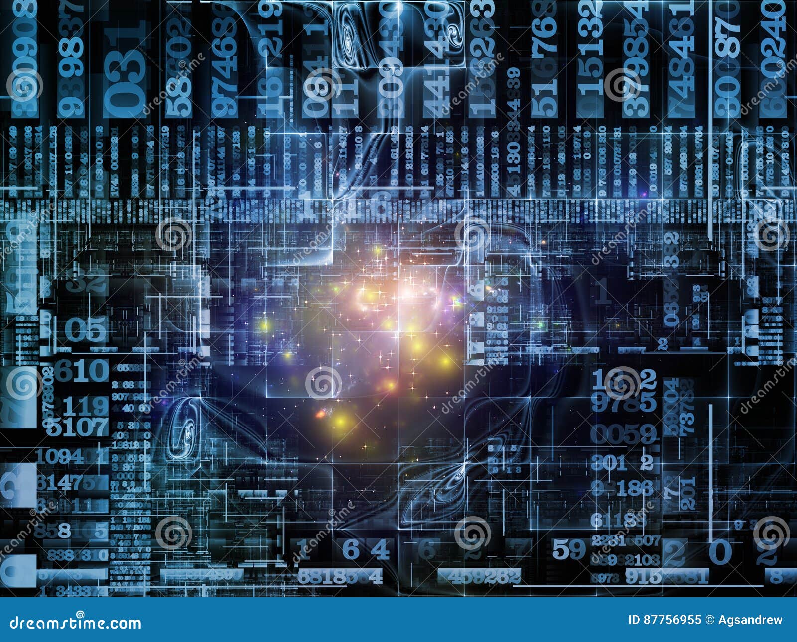 Computing Technology Links stock illustration. Illustration of input ...