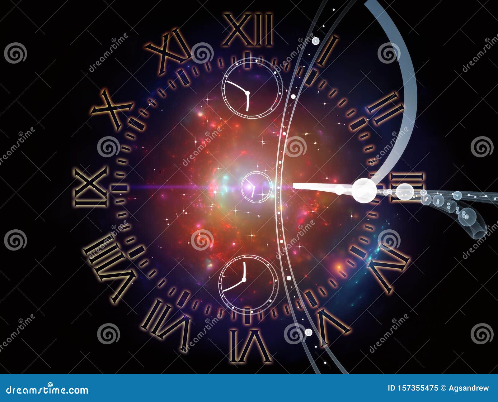 Computing Temporal Realm stock illustration. Illustration of time ...