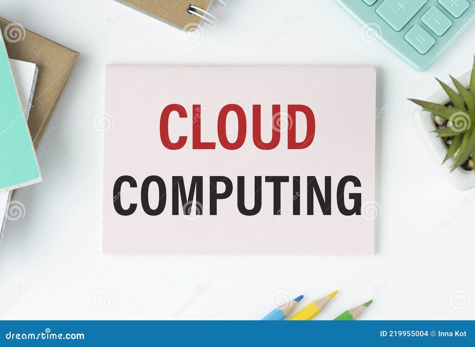 Computing Text on the Office Table with Glasses Stock Photo - Image of ...