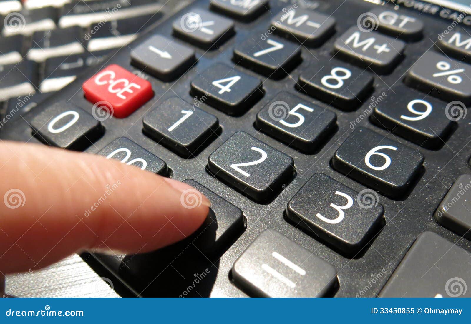 Computing using calculator stock image. Image of touch - 33450855