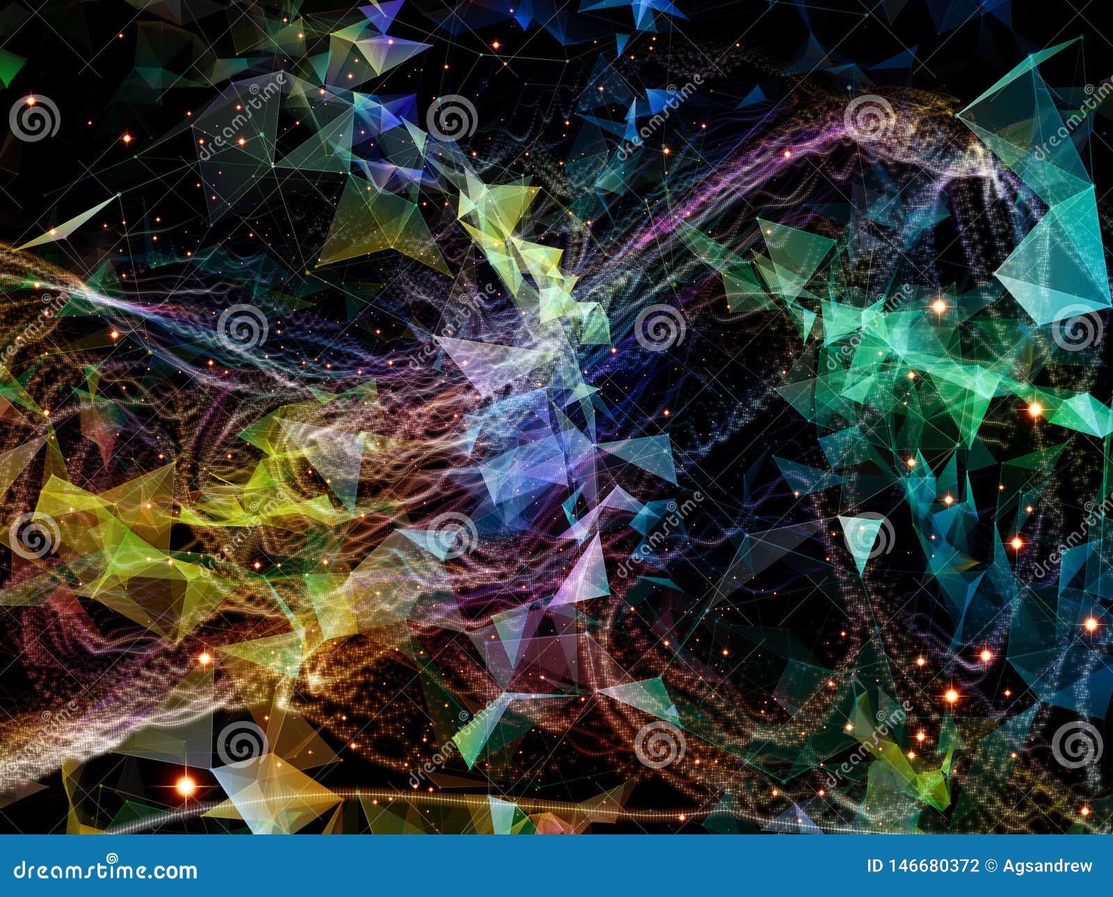 Computing Virtual World stock illustration. Illustration of reality ...