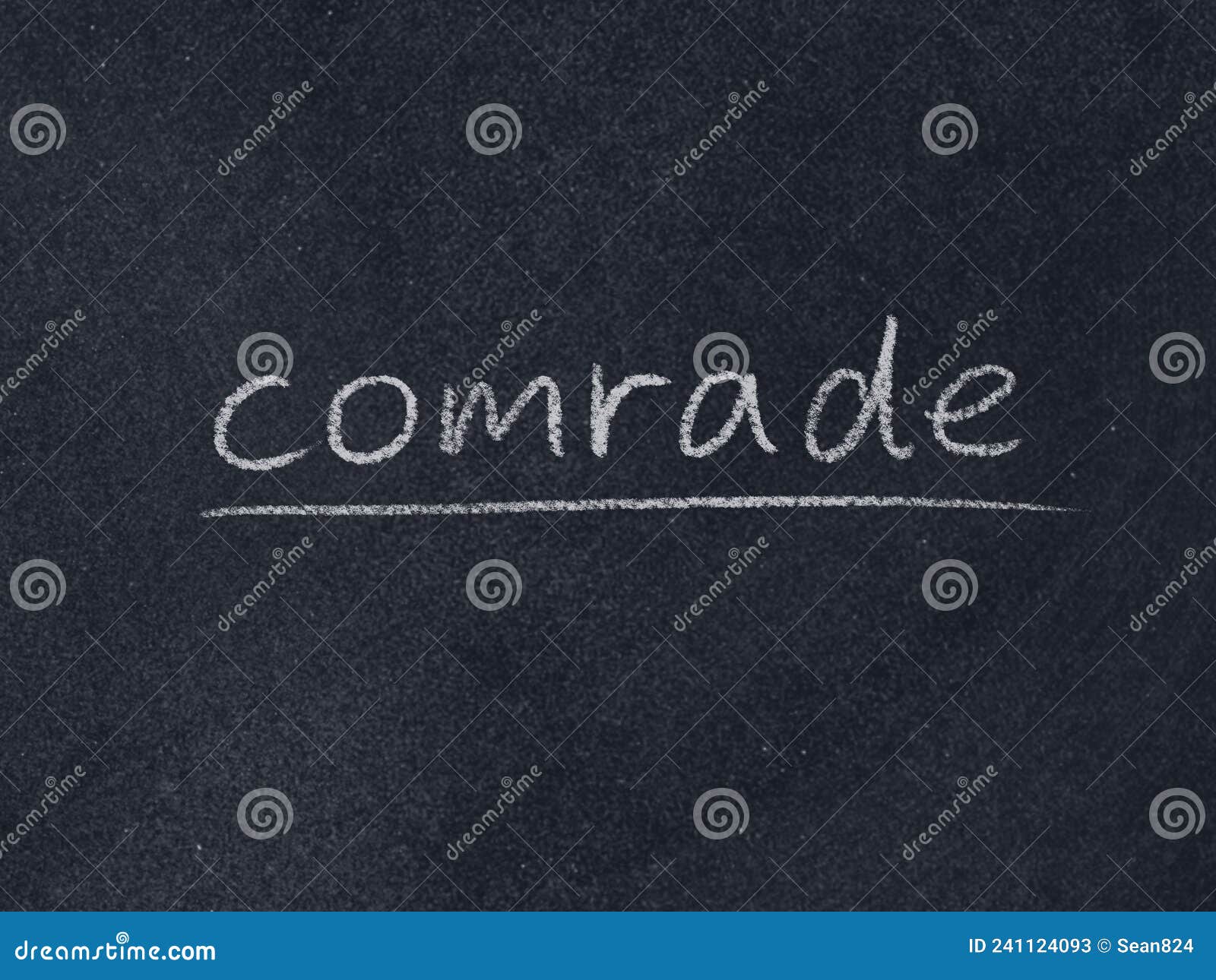 Comrade stock image. Image of chalkboard, concept, comrade - 241124093