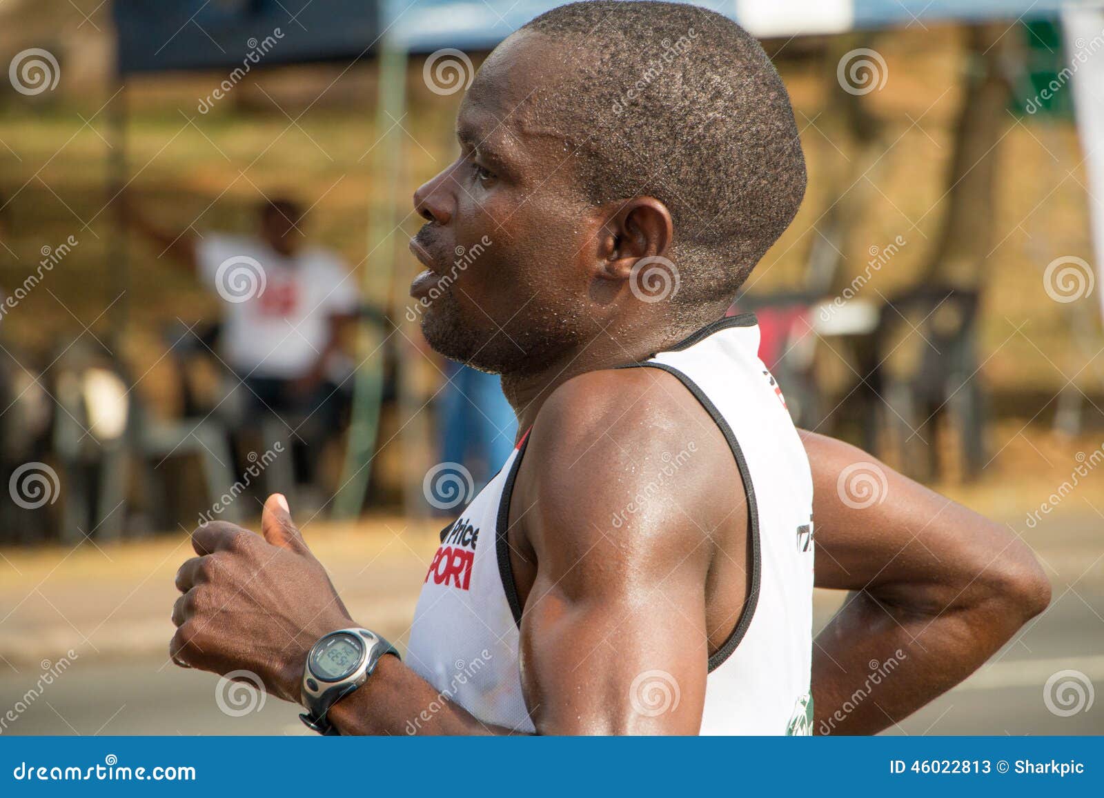 Comrades Marathon Runner Close Up Editorial Stock Photo - Image of ...