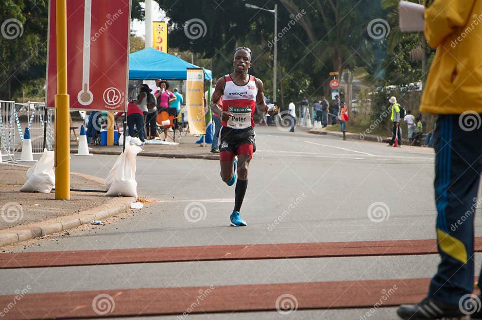 Comrades Marathon Runner & Timing Mats Editorial Image - Image of ...