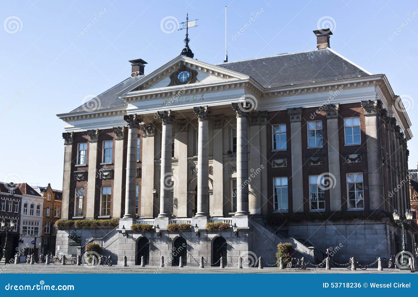 Comune Di Groninga Nei Paesi Bassi Fotografia Stock - Immagine di ...