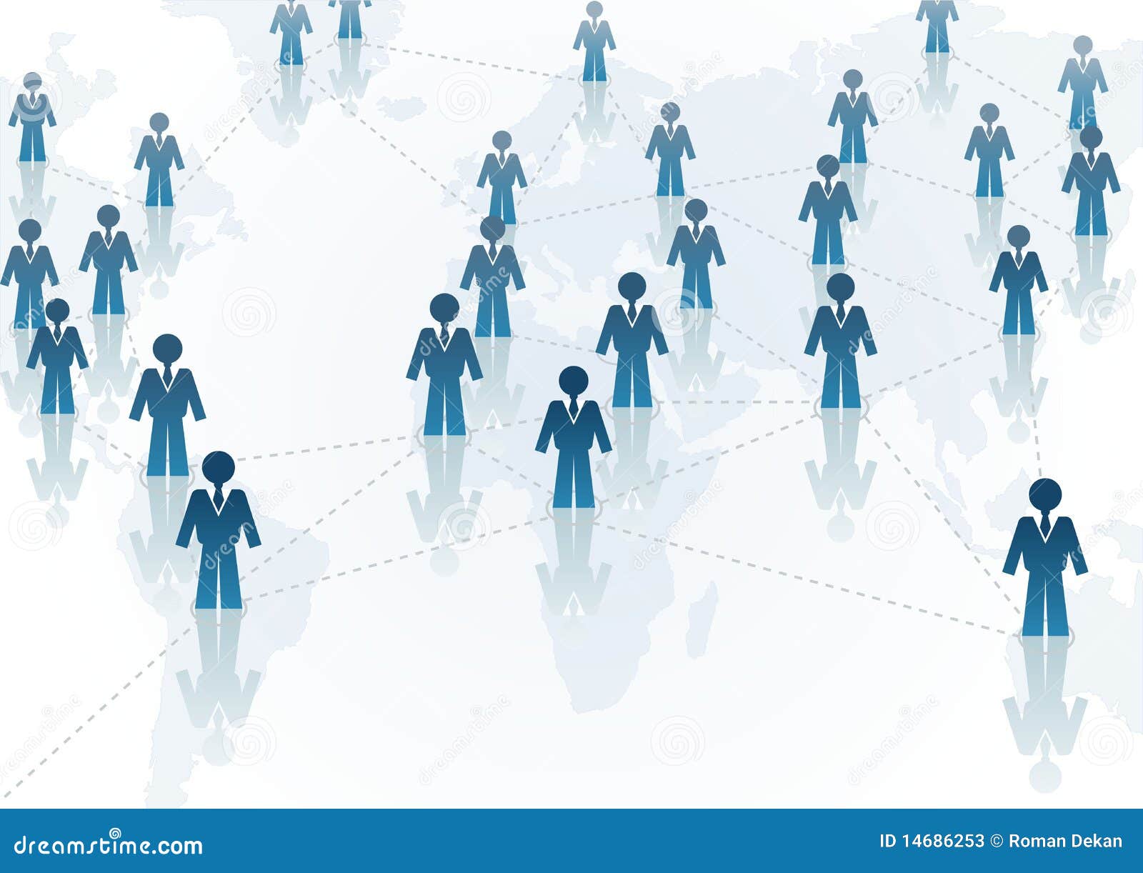 Comunicación global ilustración del vector. Ilustración de acortar ...