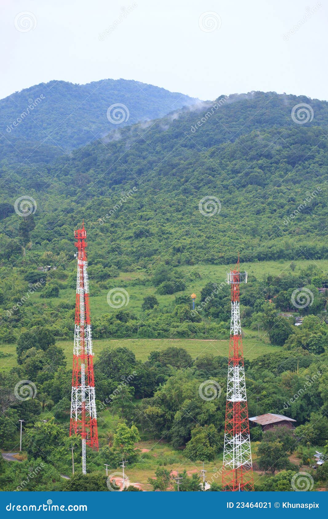 Comunication tower stock image. Image of telephone, connect - 23464021