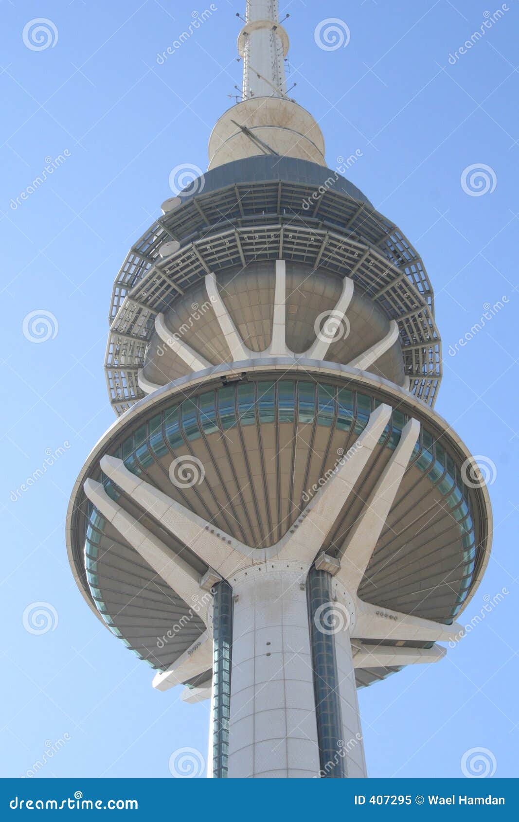Comunication Tower stock image. Image of kuwait, tower - 407295