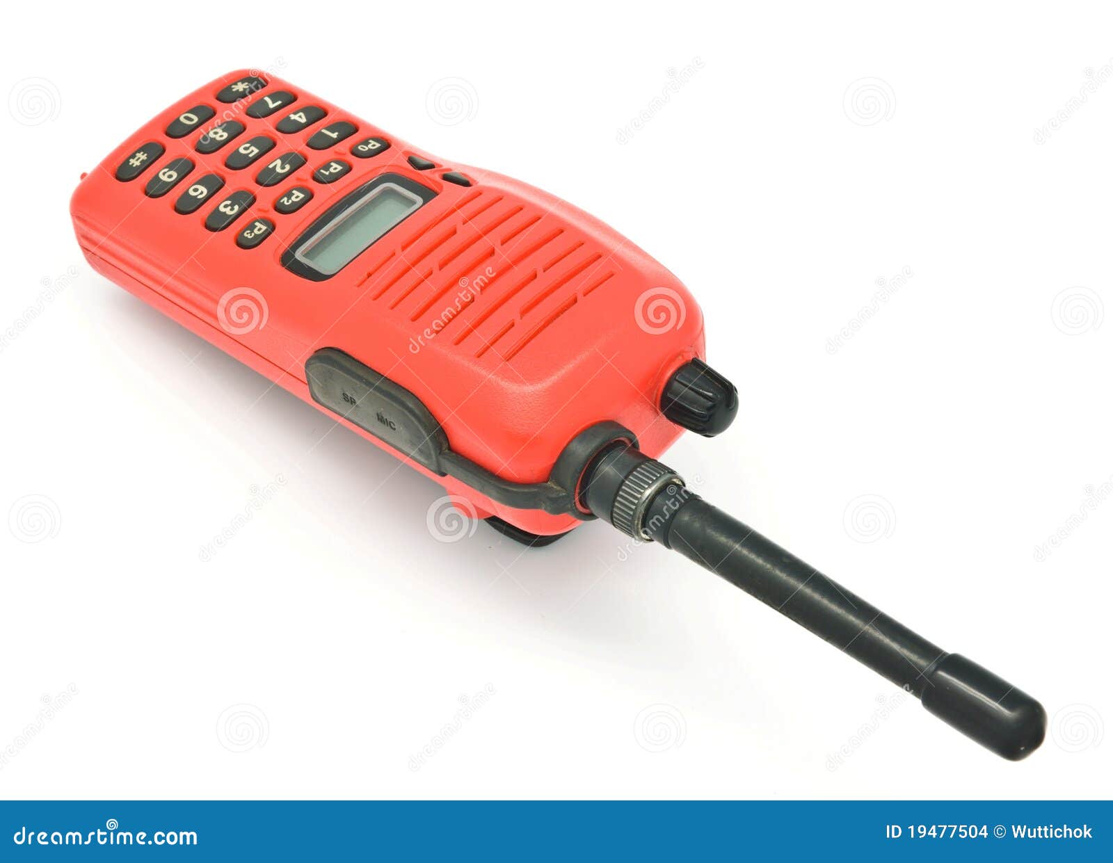 Comunicazione radio rossa fotografia stock. Immagine di elettronico ...