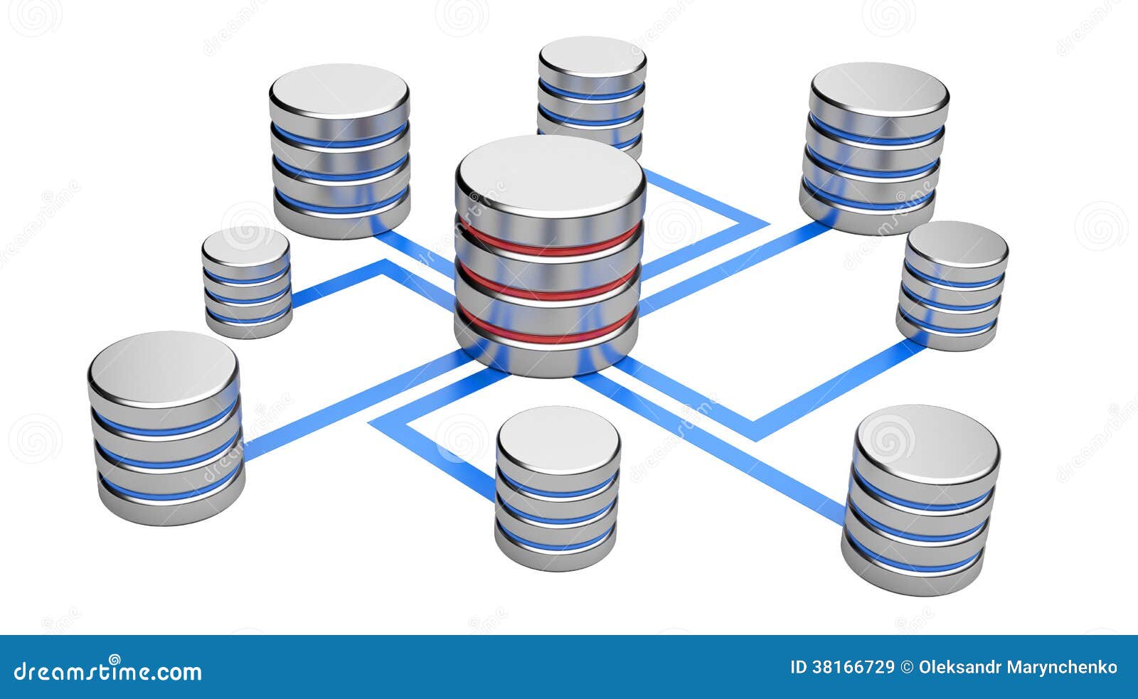 Comunicazioni Astratte, Concetto Della Base Di Dati Illustrazione di ...