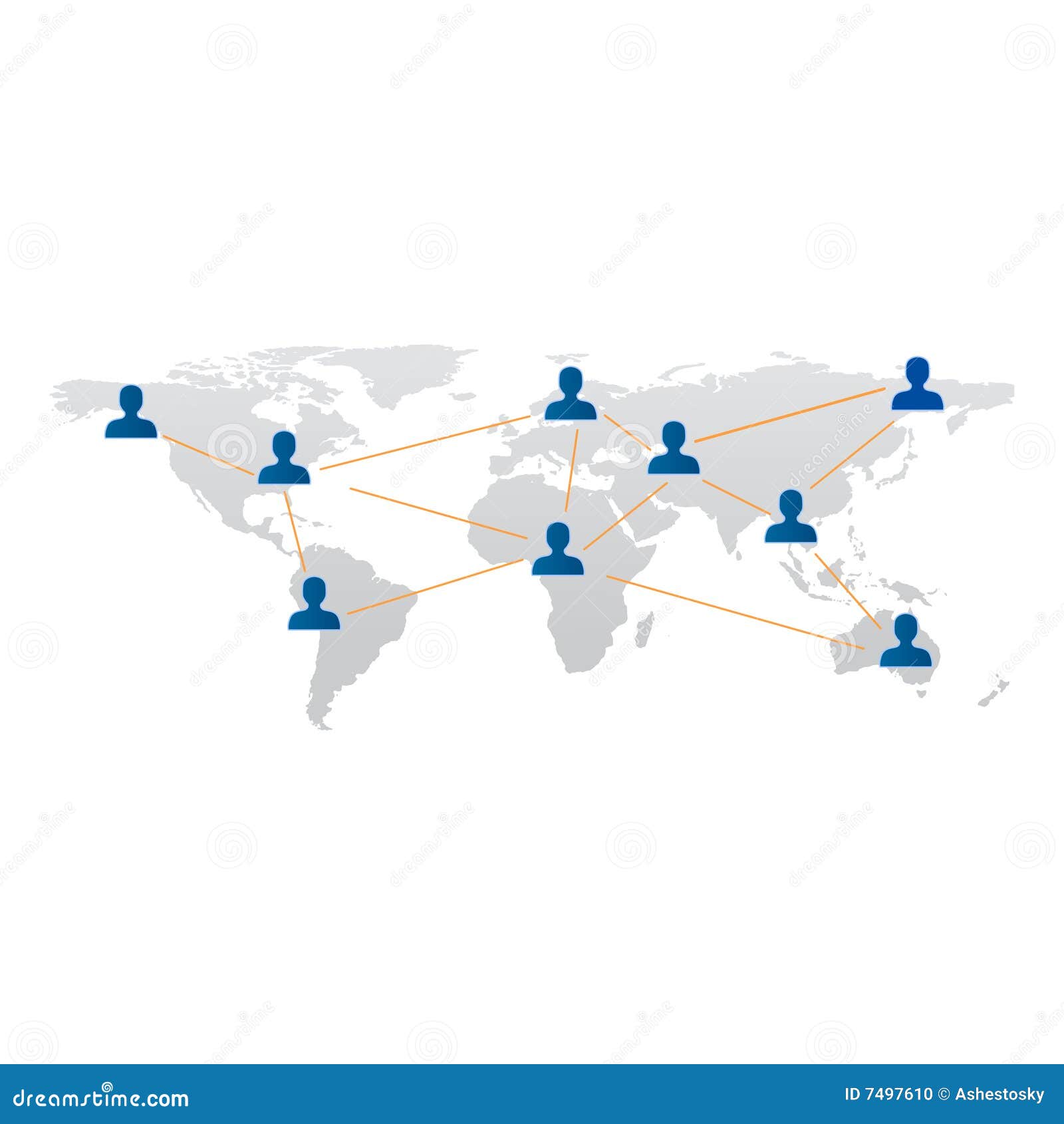 Comunidad Global De La Red Del Web Ilustración del Vector - Ilustración ...