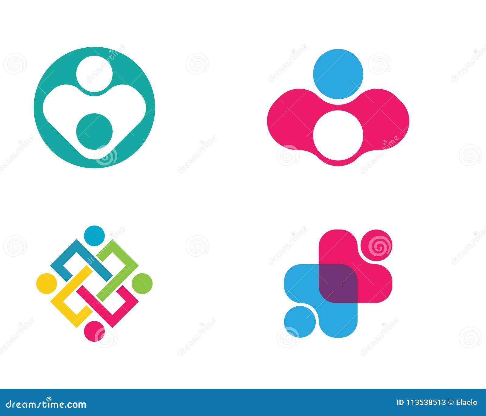 Comunidad, Red E Icono Social Ilustración del Vector - Ilustración de ...