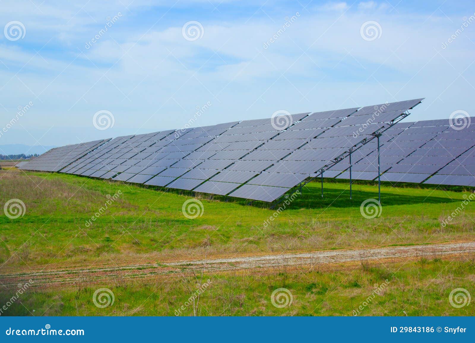 Solar panels. stock photo. Image of production, conservation - 29843186