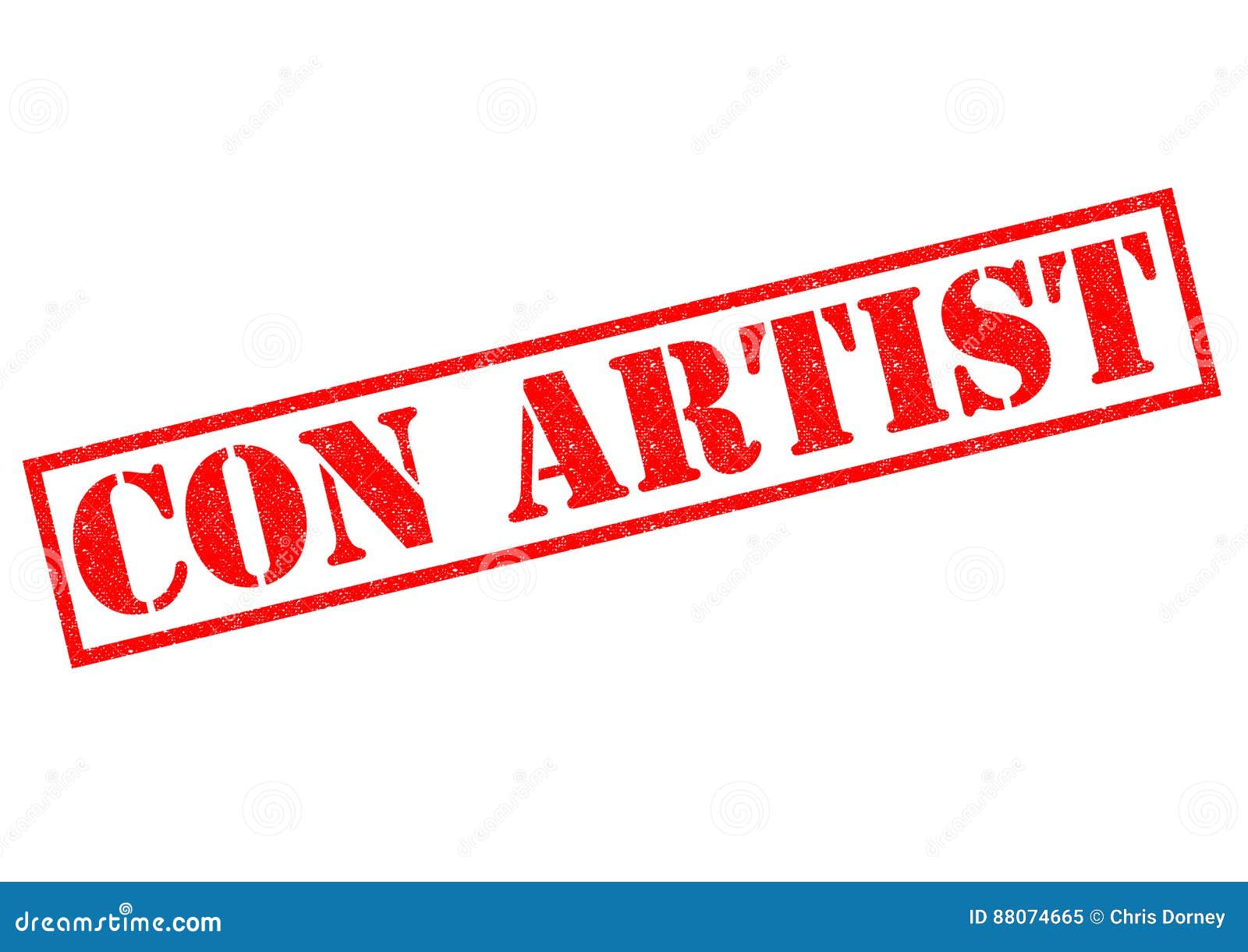 CON ARTIST stock illustration. Illustration of fake, fraudulent - 88074665