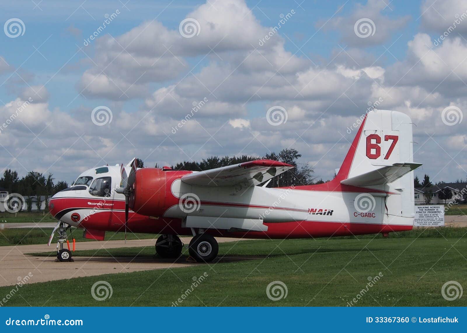 Conair Firecat Airplane at Reynold S Alberta Museum Editorial Image ...