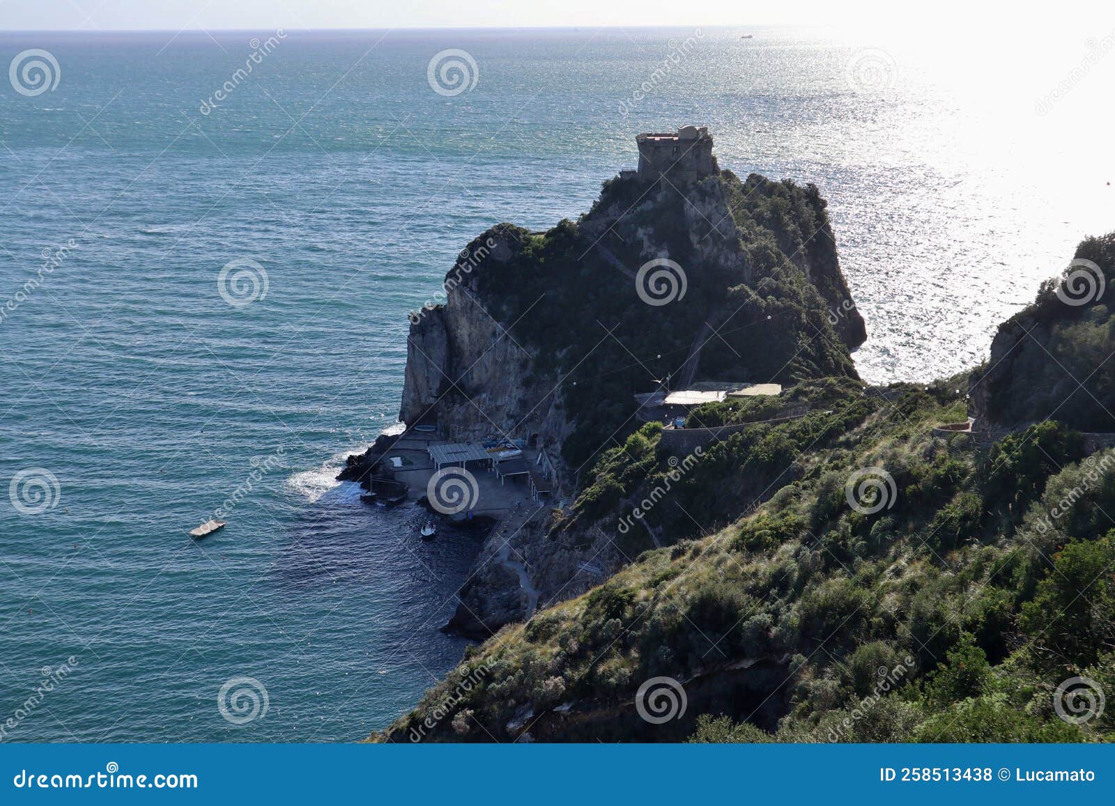 Conca Dei Marini - Capo Di Conca Dalla Strada Stock Photo - Image of ...