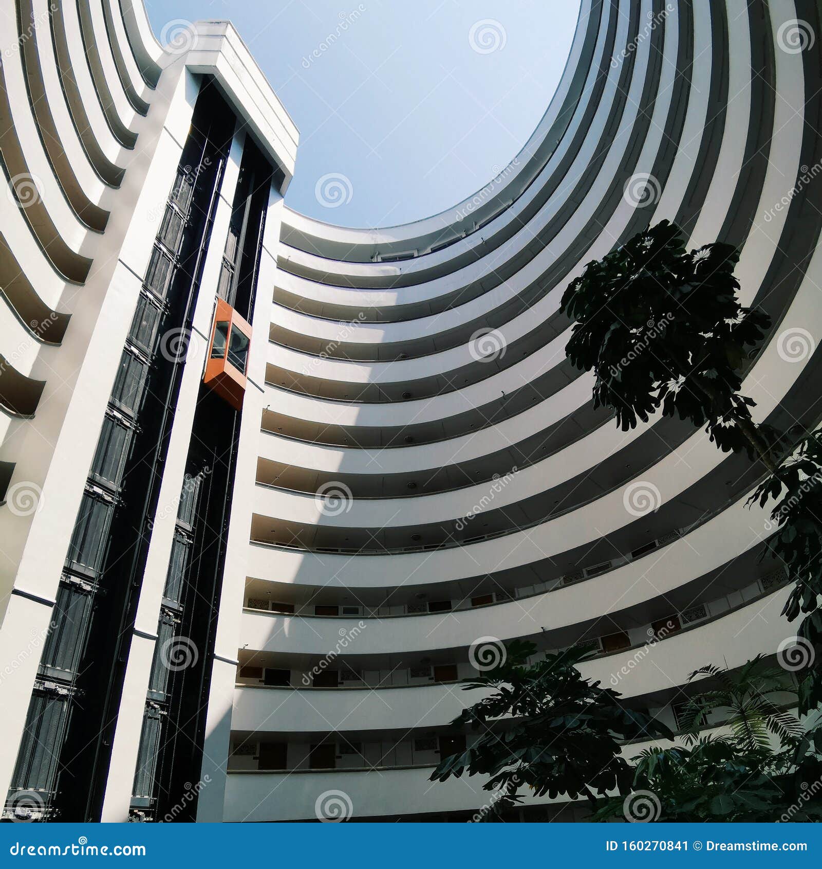 Concave stock image. Image of building, structure, indoor - 160270841