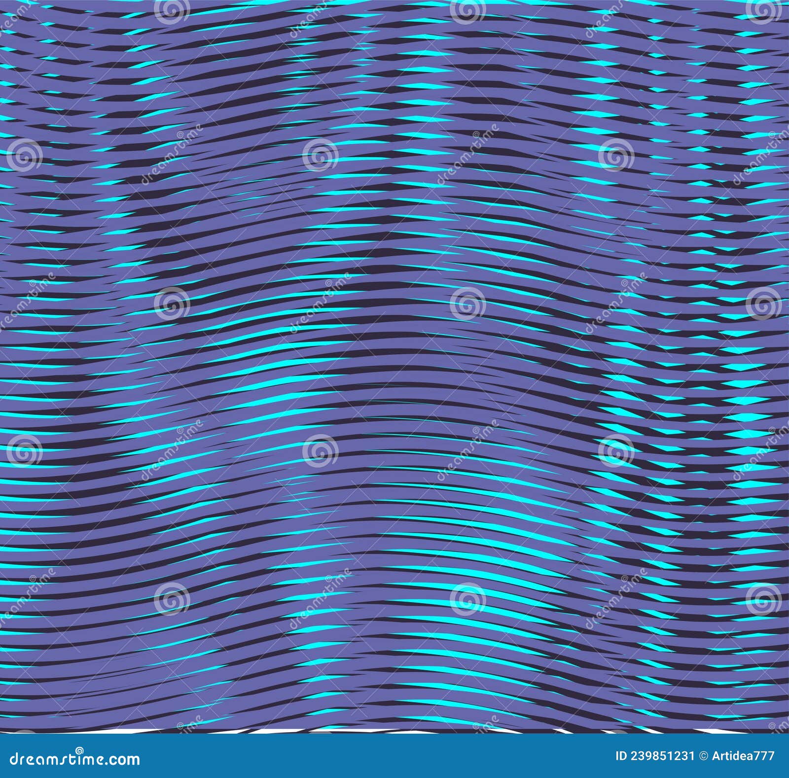 Concave Convex Linear Calm Texture With Moire Optical Illusion. Vector ...