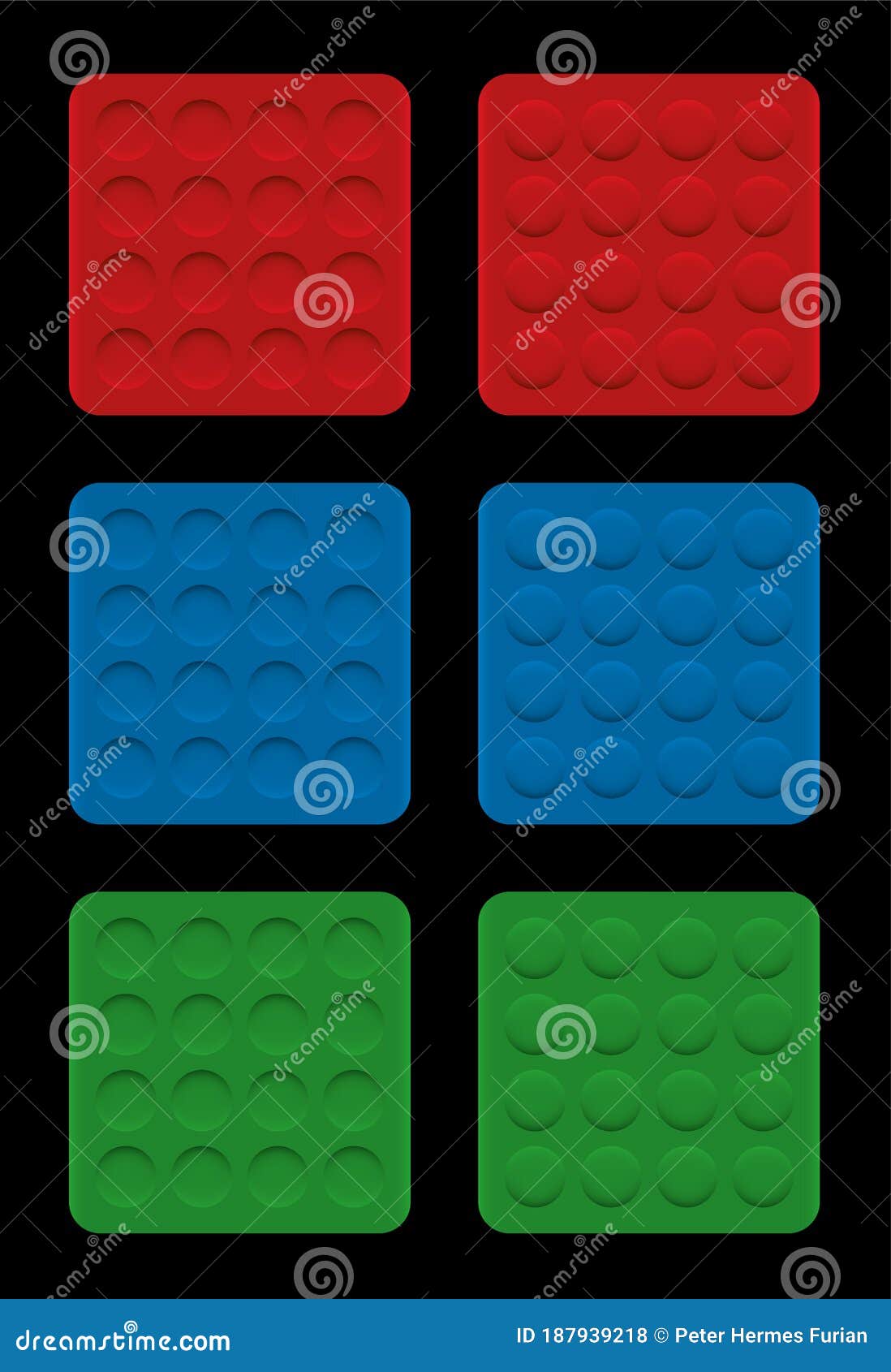 Concave Convex Optical Illusion Circles Plates Stock Vector ...