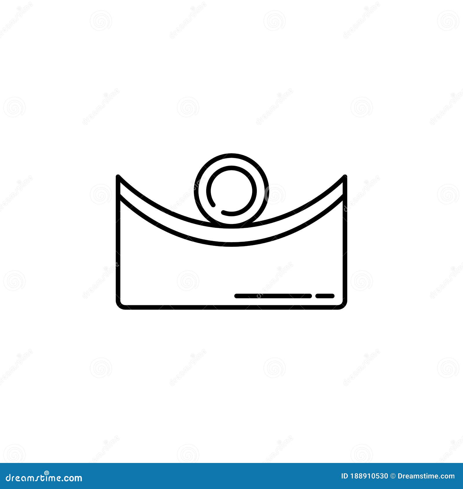 Concave Icon Vector Isolated On White Background, Concave Sign , Sign ...