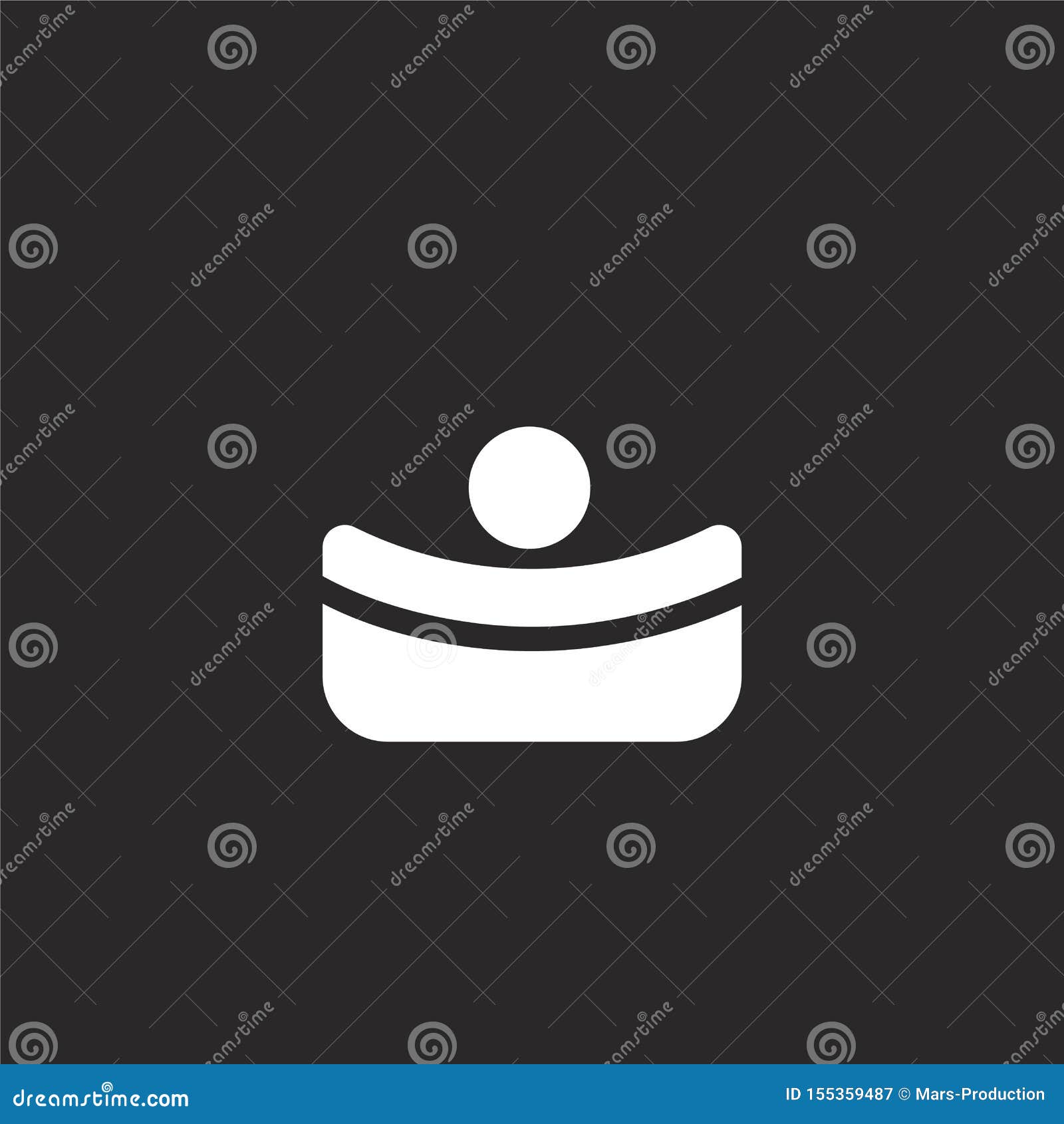 Concave Icon. Filled Concave Icon for Website Design and Mobile, App ...
