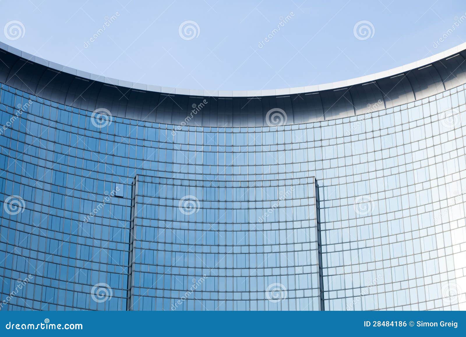 Concave Office Building stock photo. Image of abstract - 28484186