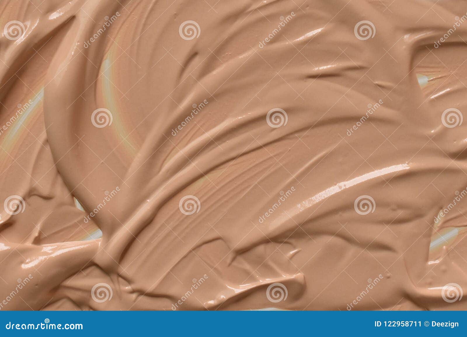 Concealer Smear Makeup Texture Stock Image - Image of curve, foundation ...