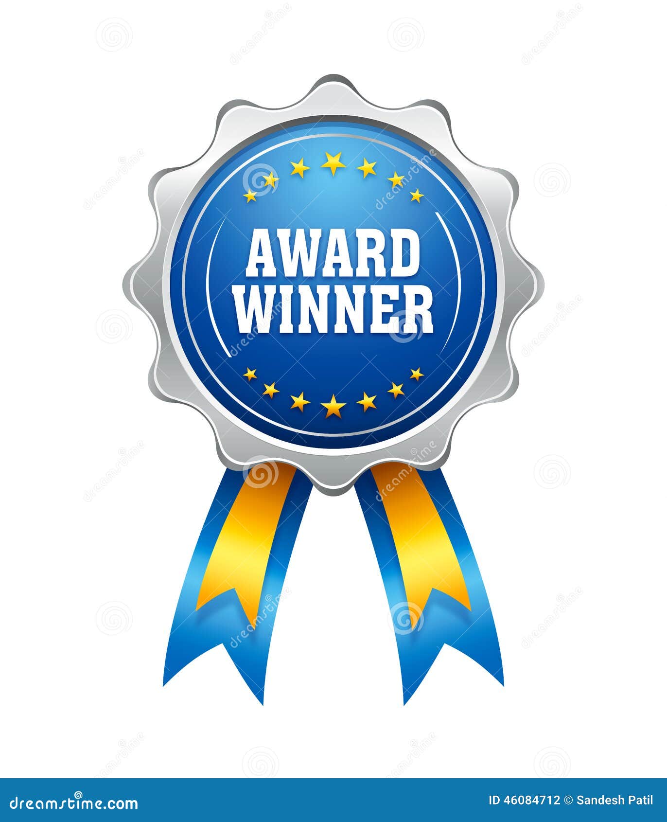 Conceda las cintas ilustración del vector. Ilustración de actitud ...