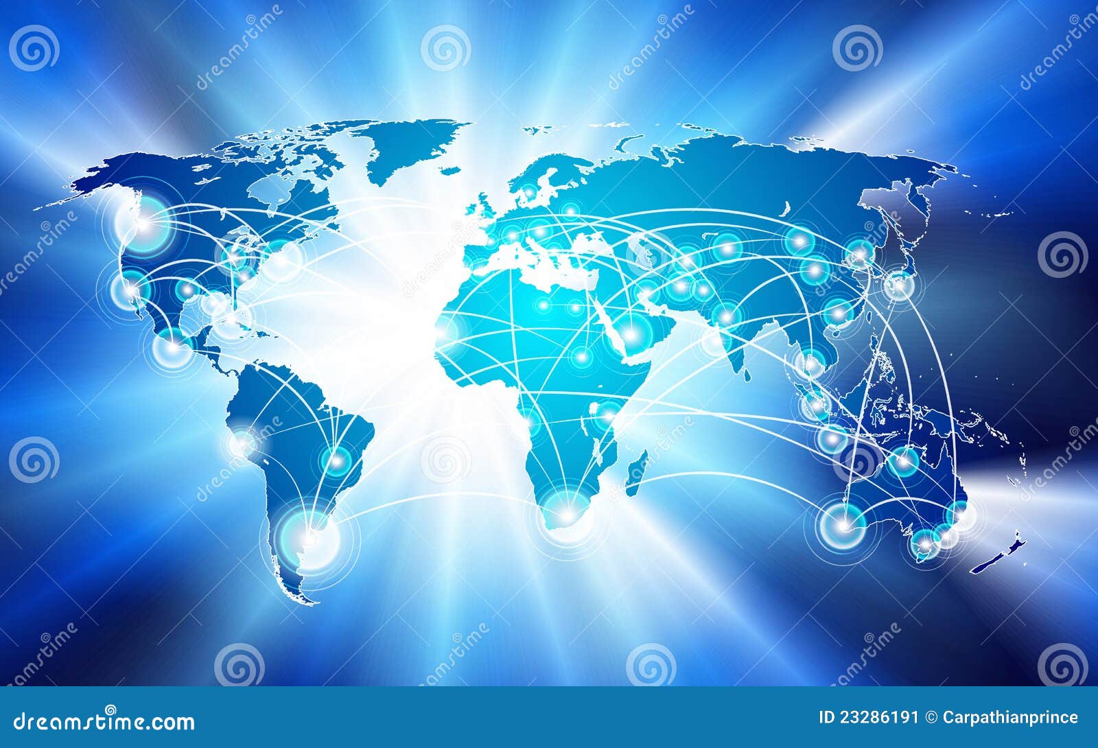 Conceito Da Conexão De Rede Global Imagem de Stock - Imagem: 23286191