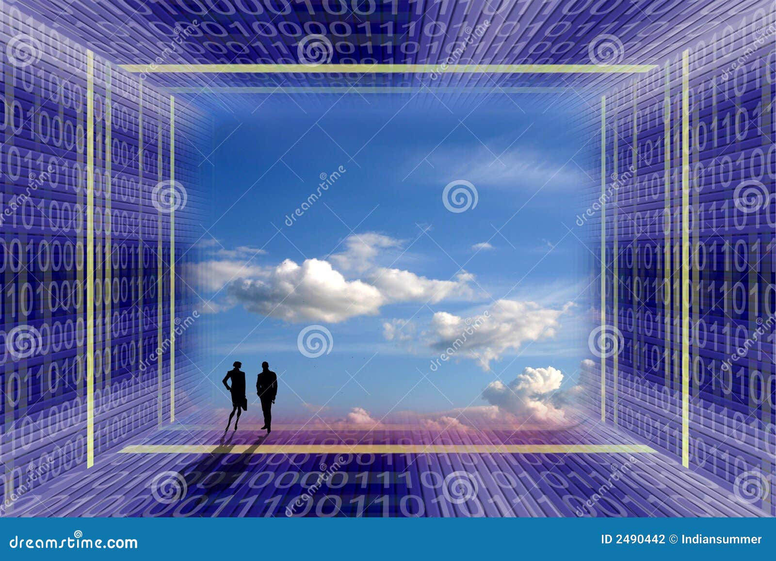 Conceito da era digital foto de stock. Imagem de tela - 2490442