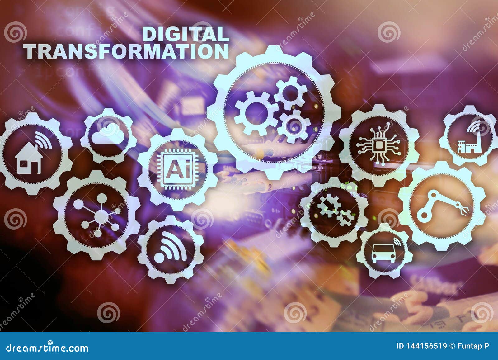 Digital Transformation Concept of Digitalization of Technology Business ...