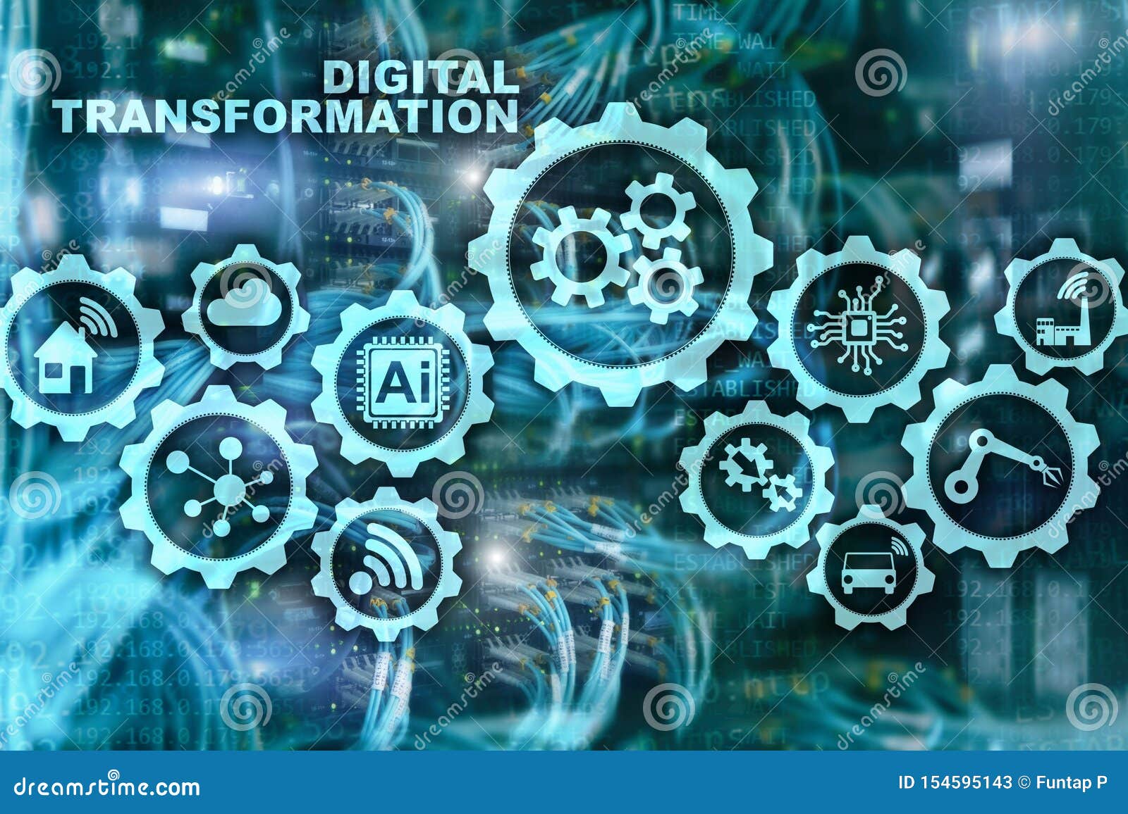 Digital Transformation Concept of Digitalization of Technology Business ...