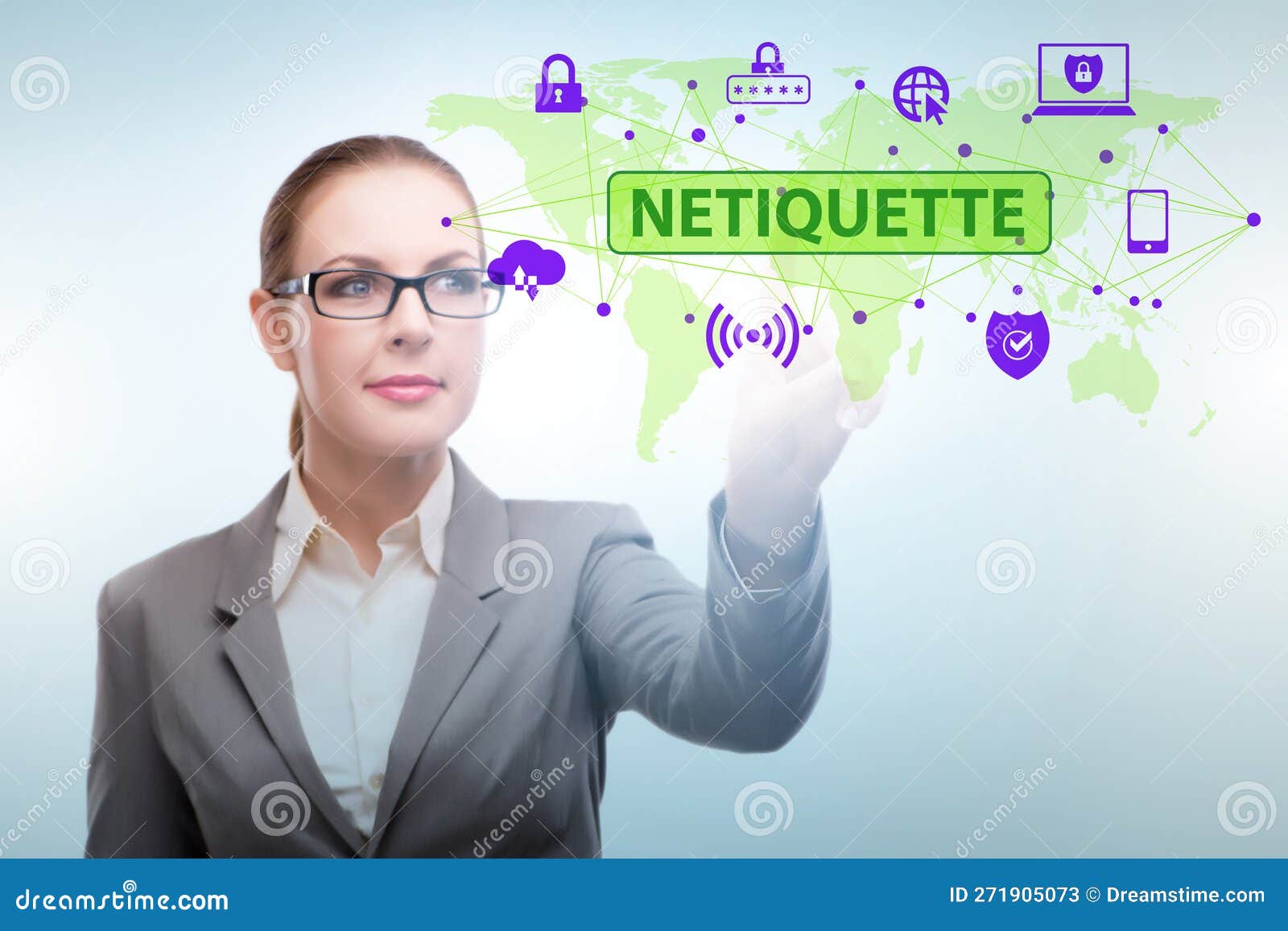 Conceito De Etiqueta E Netiqueta Imagem de Stock - Imagem de protocolo ...