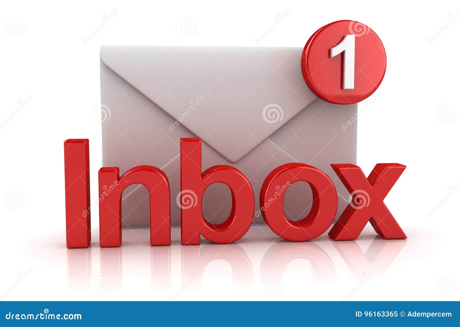 Conceito De Inbox Com Envelope Ilustração Stock - Ilustração de mailbox ...