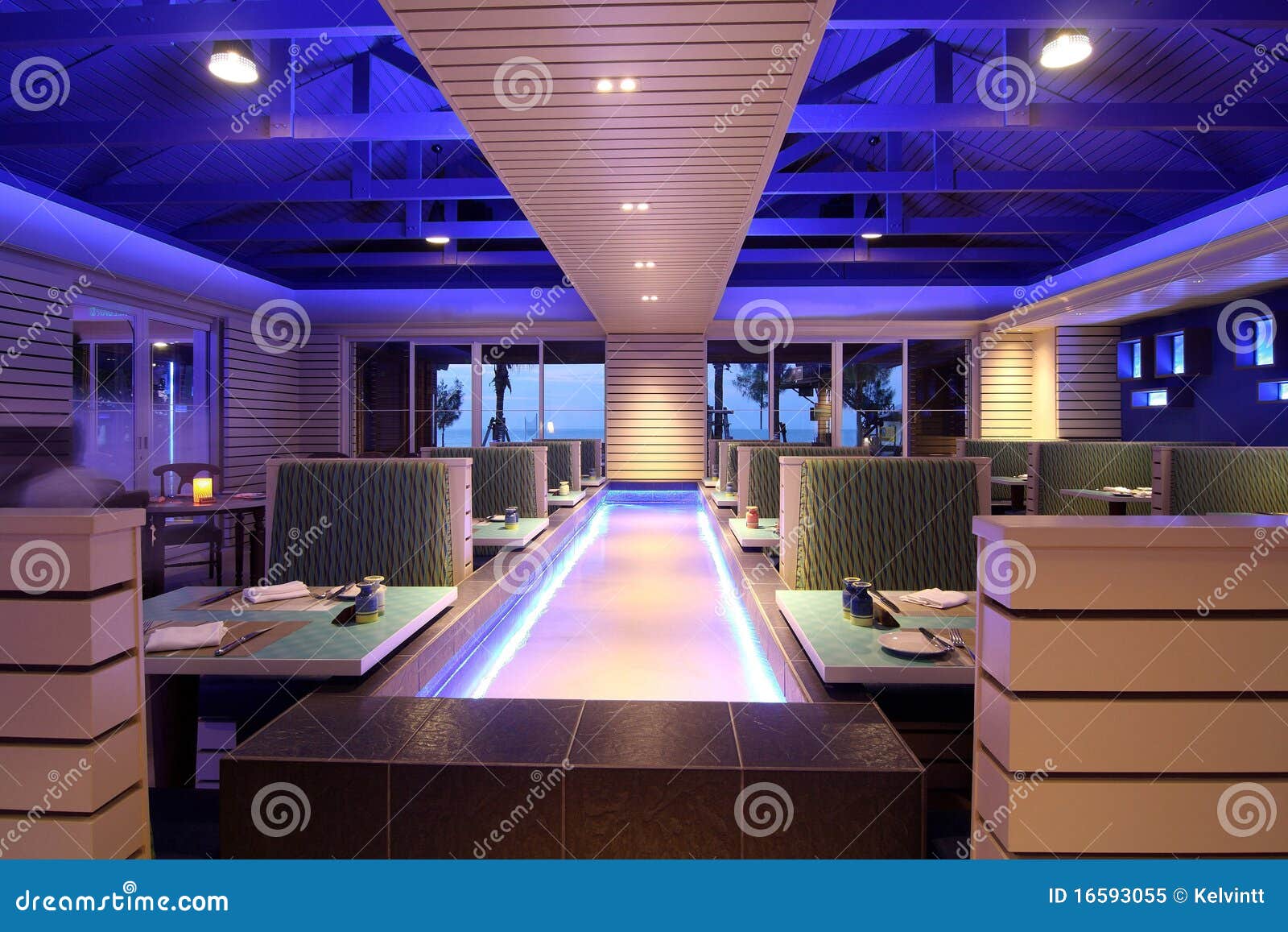 Conceito De Jantar Moderno Do Restaurante Imagem de Stock - Imagem de ...