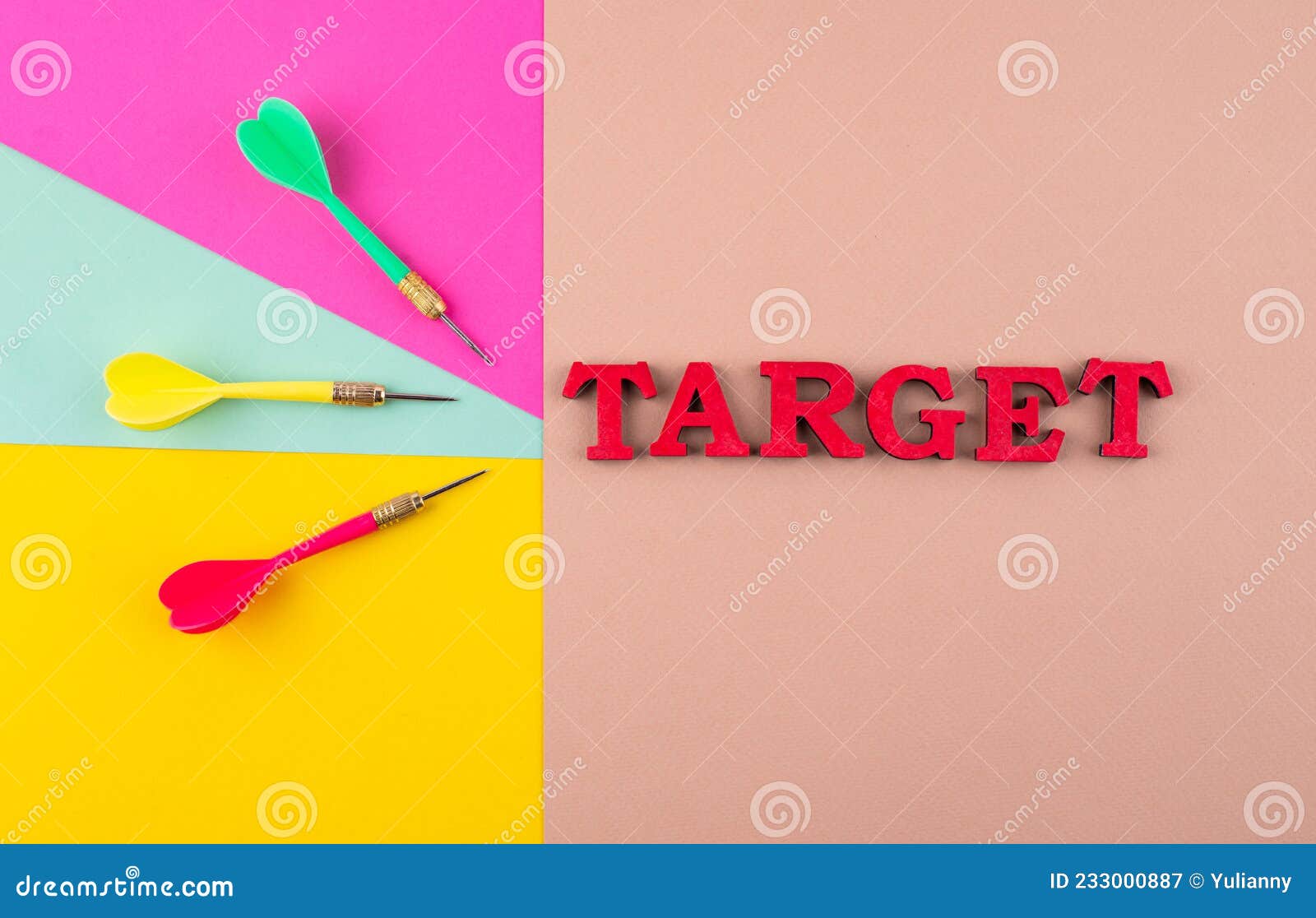 Conceito De Meta E Meta Com Setas Imagem de Stock - Imagem de ...