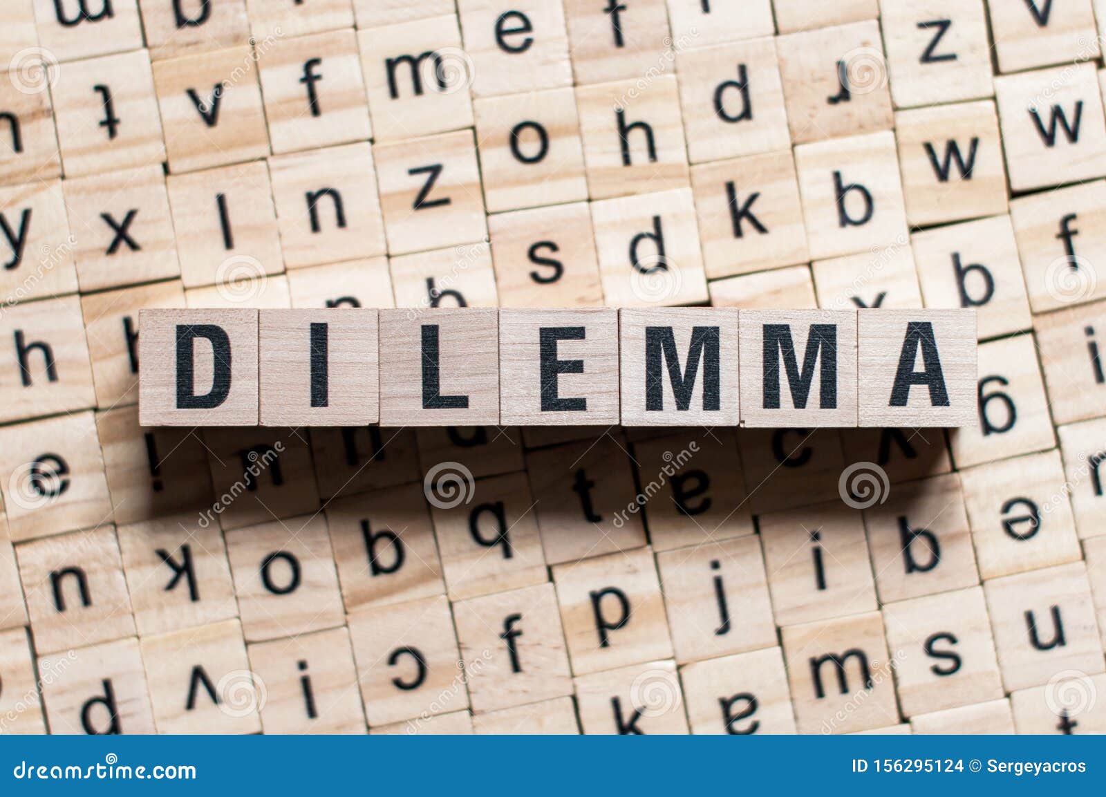 Conceito De Palavra DILEMMA Foto de Stock - Imagem de branco ...