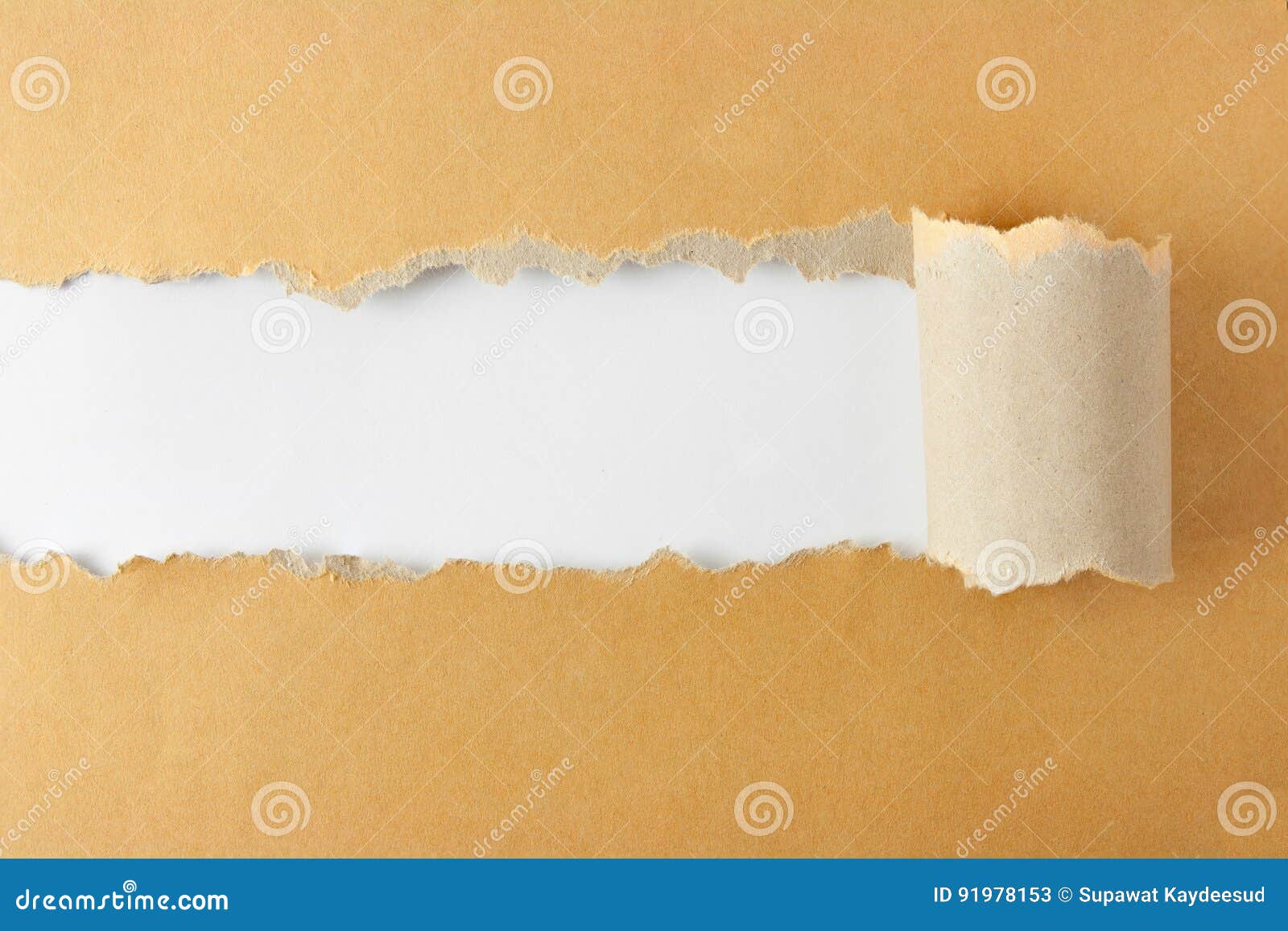 Conceito de papel rasgado imagem de stock. Imagem de papel - 91978153