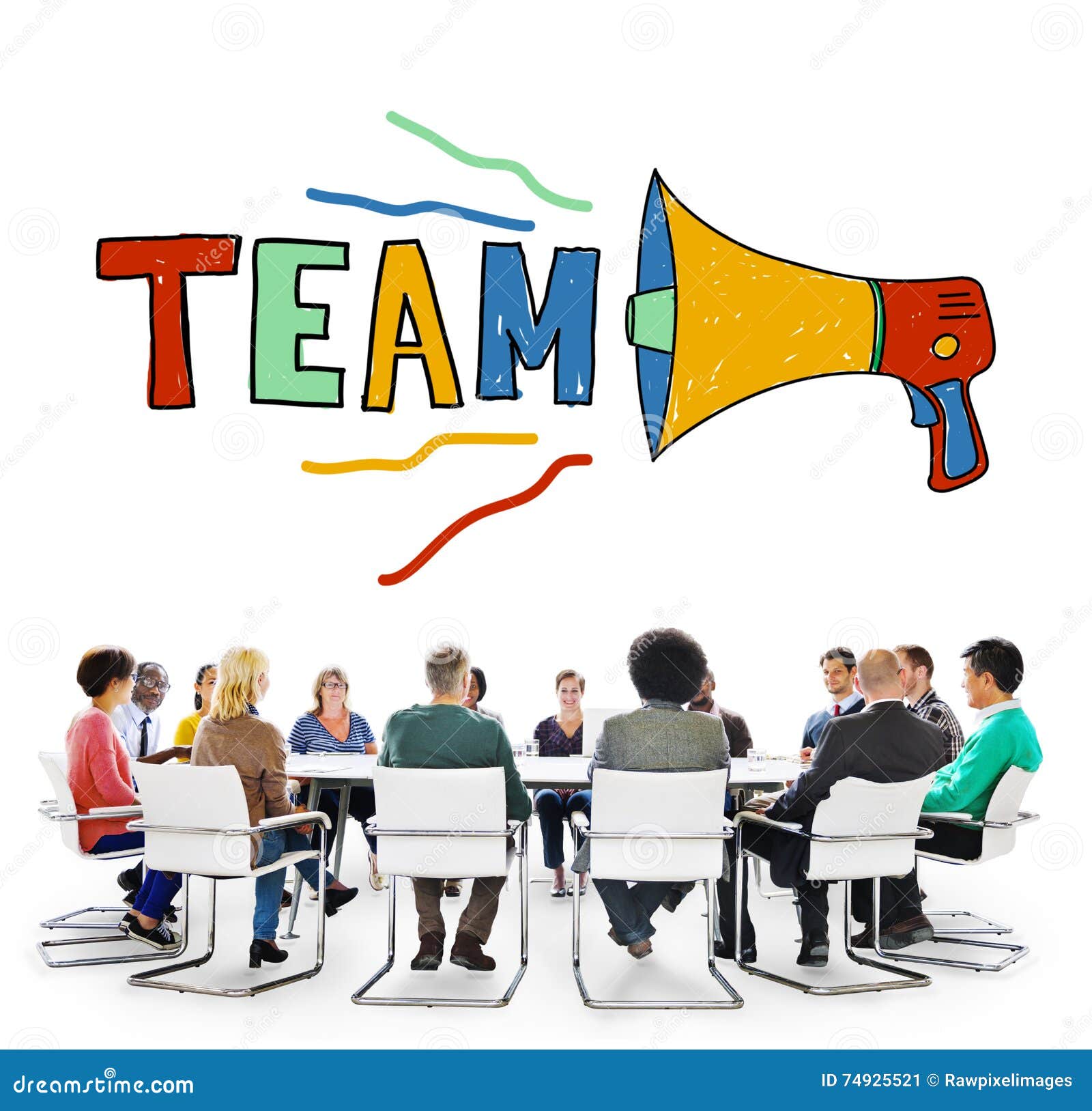 Conceito De Team Teamwork Corporate Partnership Collaboration Imagem de ...