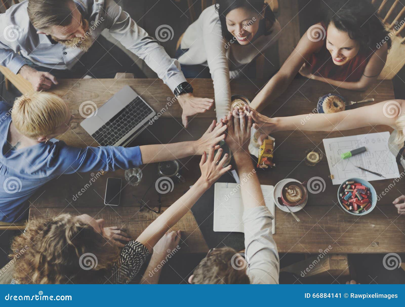 Conceito De Team Unity Friends Meeting Partnership Imagem de Stock ...