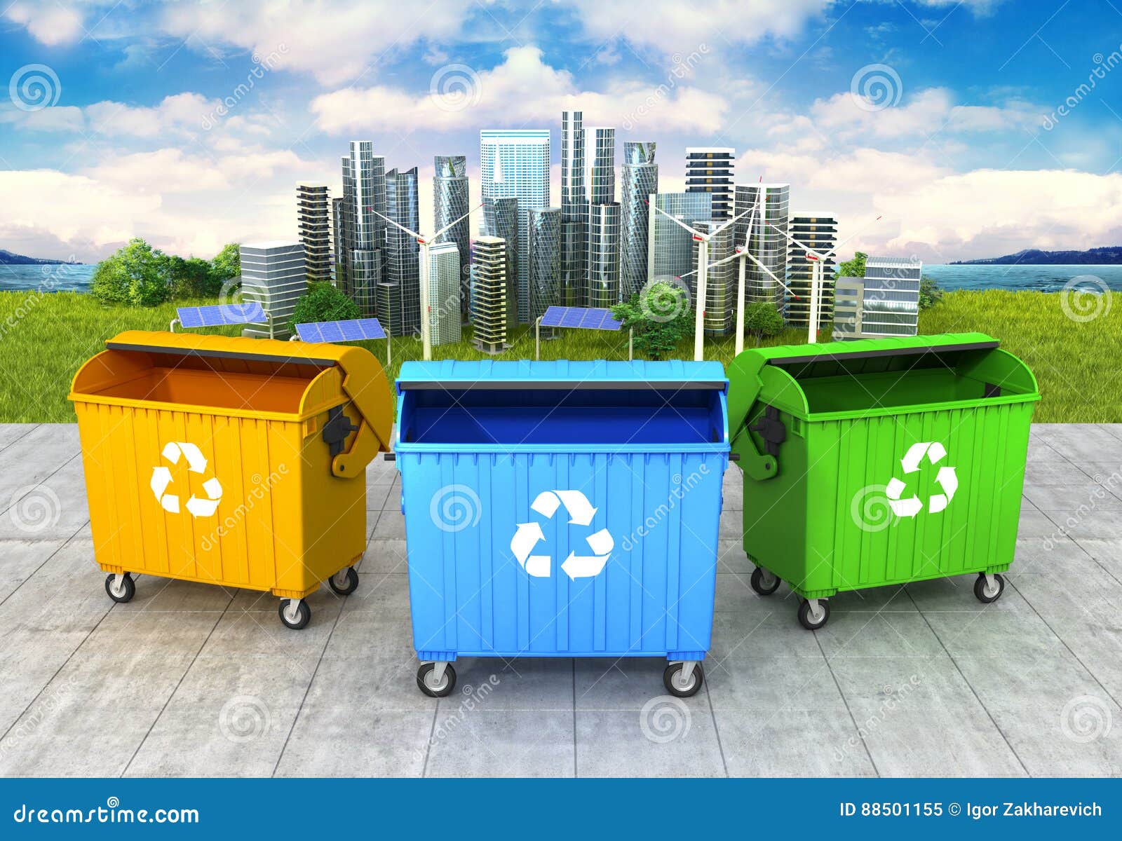 Conceito De Um Ambiente Limpo Ilustração Stock - Ilustração de frescor ...